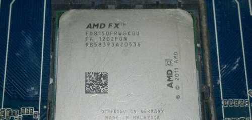 AMD FX-8150 AM3+, 8 x 3600 мгц