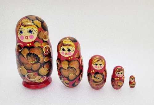 Матрешка СССР 5 кукол