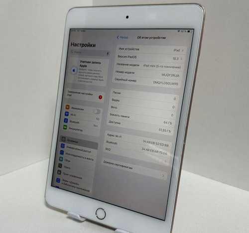 Планшет Apple iPad mini 64Gb (5-ого поколения) (20