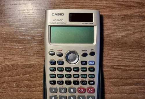 Калькулятор casio fc-200v