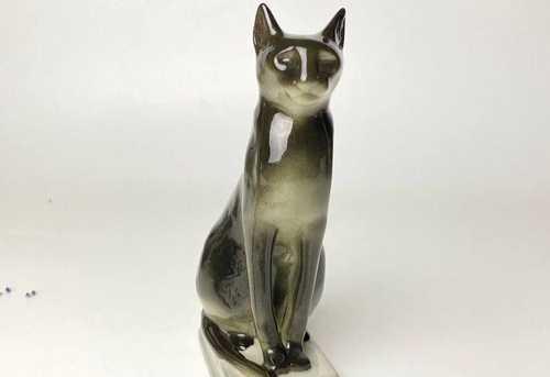 Фарфоровая статуэтка "Египетская Кошка" лфз