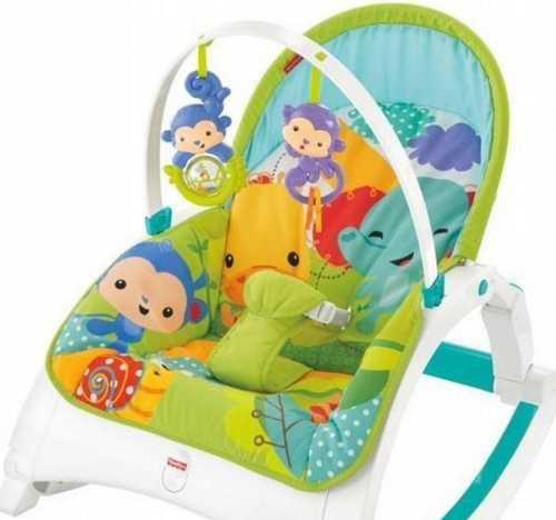 Шезлонг для новорожденных fisher price