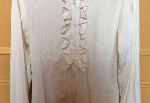 Блузки белые школьные 158 2 шт