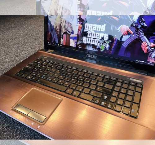 Мощный Asus i5-4*3.3GHz/8Gb/HDD SSD/17.3"