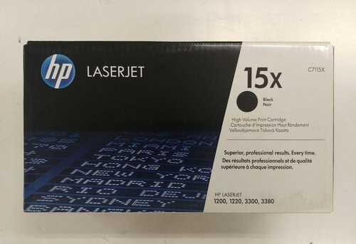 Картридж HP 15X C7115X Black оригинал запечатанный