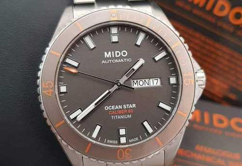 Часы мужские MidoOcean Star 200Titanium + ремешок