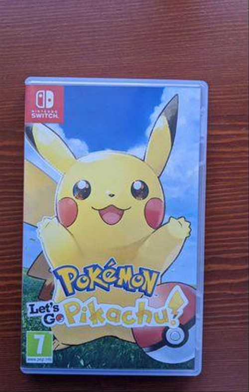 Игра Pokemon Let's go pikachu для nintendo switch