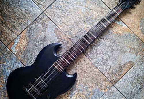 LTD viper 7 Black Metal 7 string + обмен