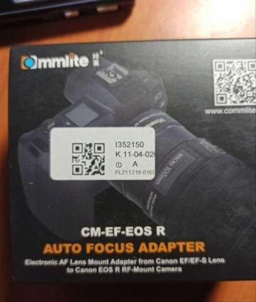 Commlite CM-EF-EOS R новый