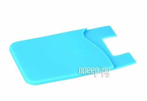 Чехол DF для карт на смартфон Silicone Blue Ca