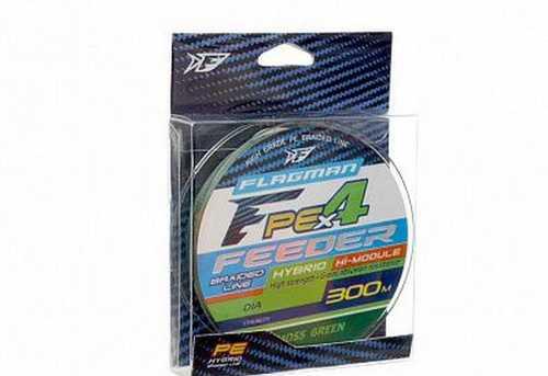 Шнур Flagman PE Hybrid F4 Feeder Green 300м 0.14мм