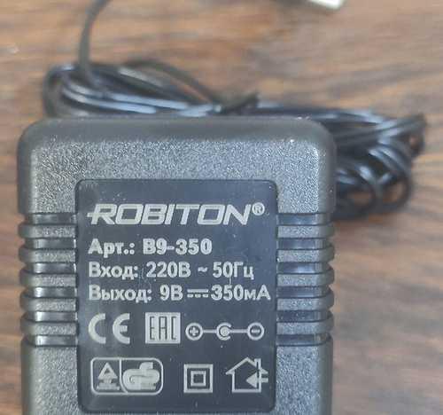 Зарядное устройство, блок питания Robiton 9v/350mA