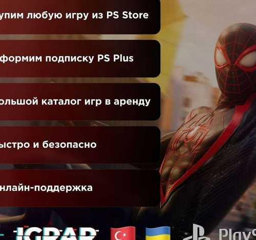 Все лучшие игры подписка PS Plus Deluxe в ассортим