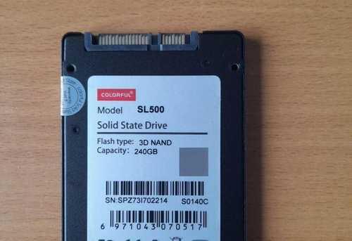 SSD диск Colorfull 240GB SL500 Б/У