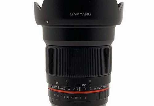 Samyang 16mm f/2 Sony E