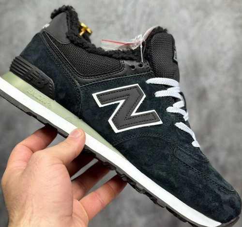 Мужские зимние кроссовки с мехом New Balance 574