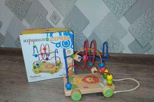 Лабиринт каталка деревянный