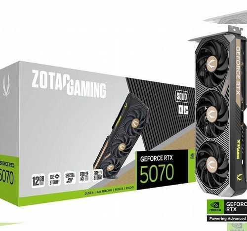 Видеокарта RTX 5070 Zotac Solid