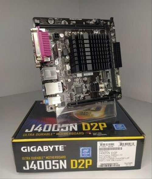Материнская плата gigabyte J4005N D2P /mini-ITX