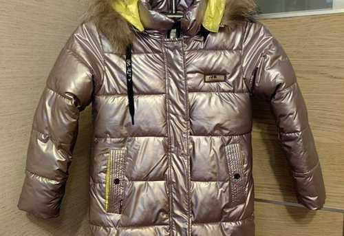 Куртка зимняя детская подростковая 152см