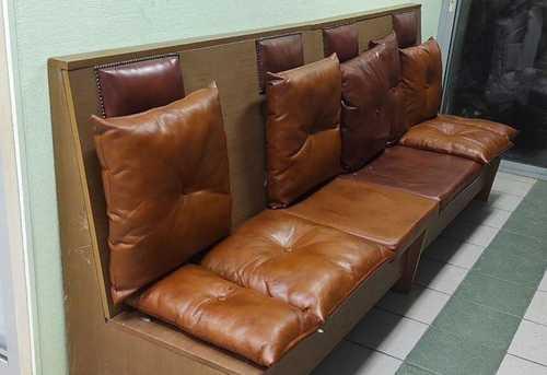 Мягкая мебель диваны и кресла кожаные бу
