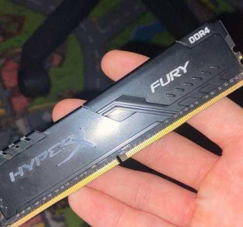 Оперативная память HyperX Fury ddr4 16gb 2032