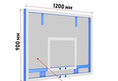 Щит баскетбольный тренировочный из оргстекла 6 мм