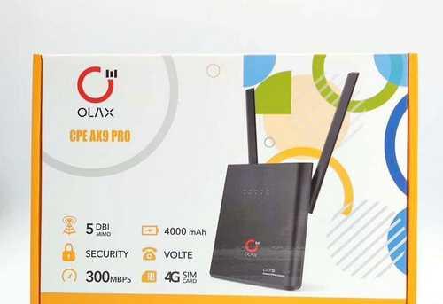 Wifi роутер 4g модем olax ax9pro с аккумулятором