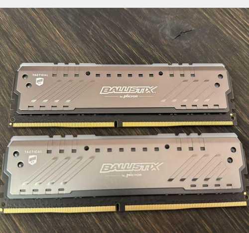 Оперативная память ddr4 16gb crucial ballistix rgb