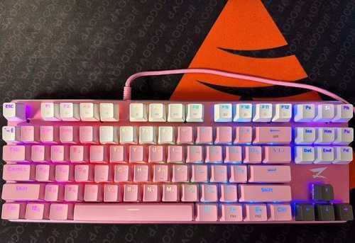 Механическая клавиатура Zet gaming blade pro pink