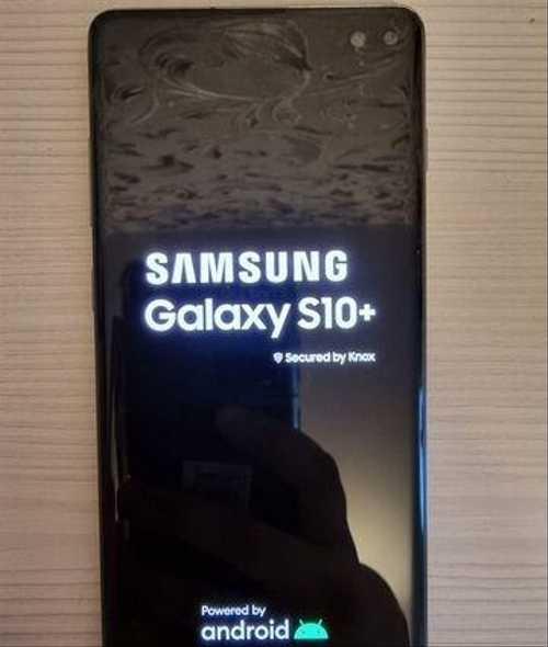 Смартфон Samsung Galaxy S10+ 128 гб черный