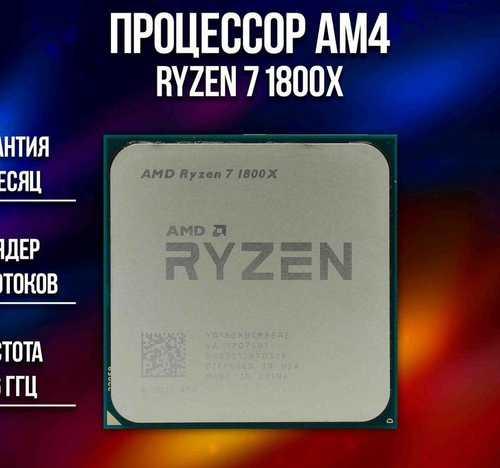 Процессор AMD Ryzen 7 1800X