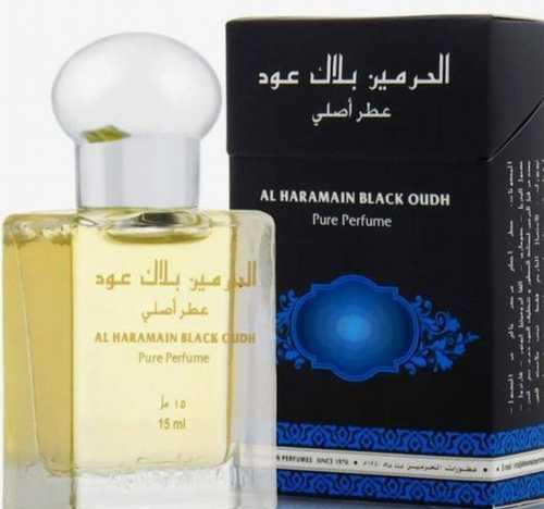 Арабские масляные духи AL haramain black oudh / ал