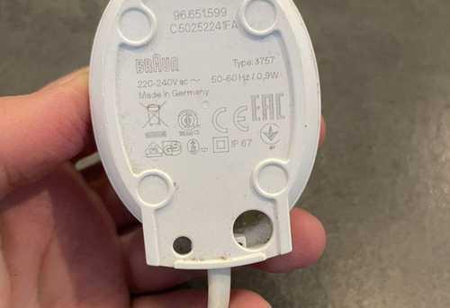 Зарядка для зубной щетки braun
