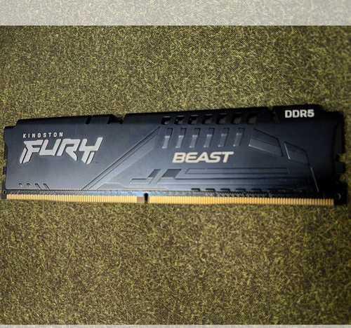 Оператив память Kingston fury Beast Black DDR5 8gb