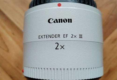 Телеконвертер Canon Extender EF 2x III