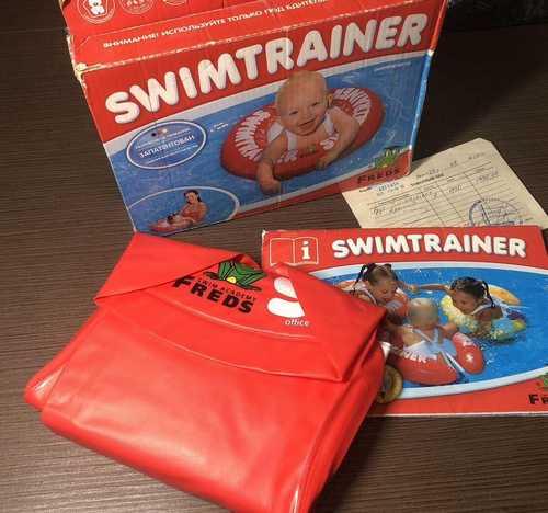 Круг для плавания новый Swimtrainer красный