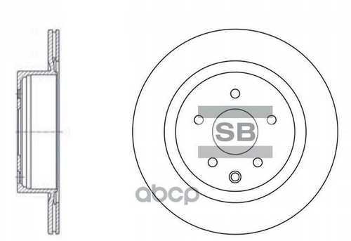 Диск торм. задн.вент.307.7x16 5 отв. SD4211 S