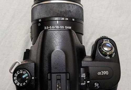 Зеркальный фотоаппарат Sony A390