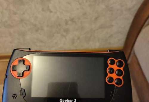 Sega Genesis Gopher 2, Orange + 500 игр