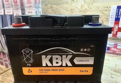 Аккумулятор Б/У KBK 55Ah (Прямая полярность)