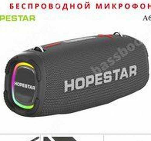 Мощная колонка Hopestar с беспроводным микрофоном