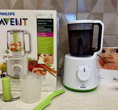 Пароварка блендер philips avent 2 в 1