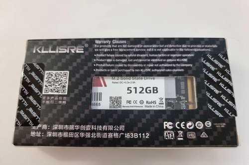 SSD Kllisre M.2 SSD PCIe nvme 512GB