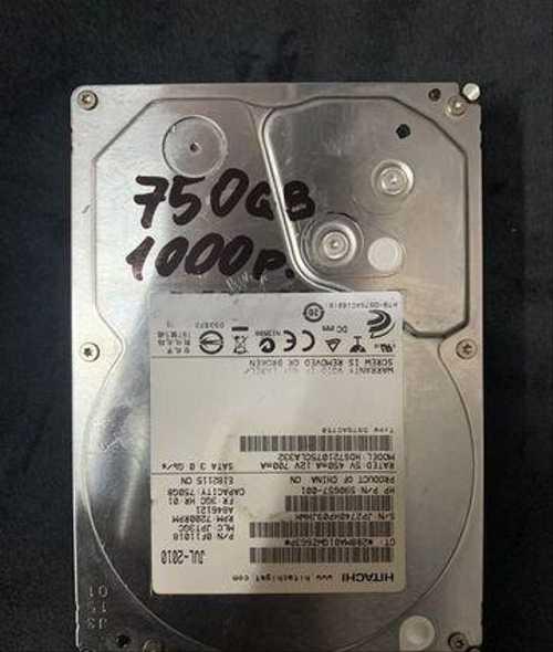 Жесткий диск 3.5 750gb SATA для компьютера