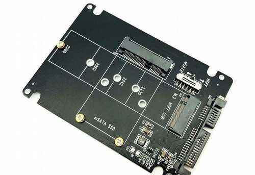 Адаптер переходник gsmin DP51 2 в 1 Mini PCI-E M.2