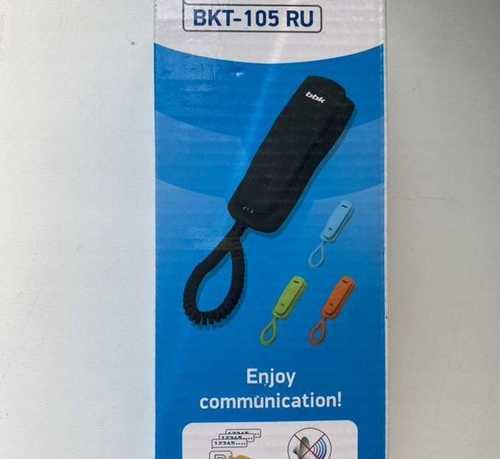 Проводной стационарный телефон bbk bkt-105 ru