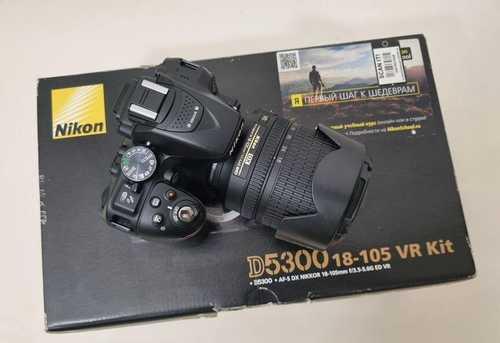 Фотоаппарат Nikon D5300 Kit 18-105mm 24Mp wifi GPS