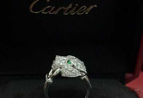 Золотое кольцо Cartier panther