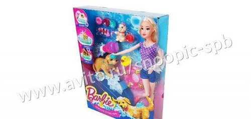 Кукла Barbie Барби с питомцем HB015